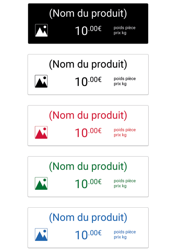 Création d'étiquettes prix - les différents formats - ACTIV ...