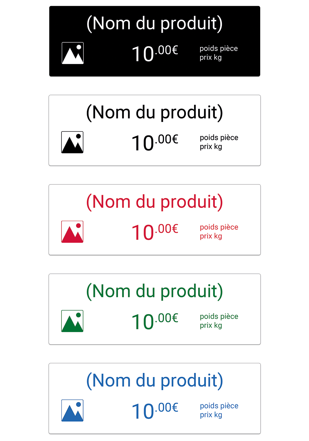 Création d'étiquettes prix - les différents formats - ACTIV ...