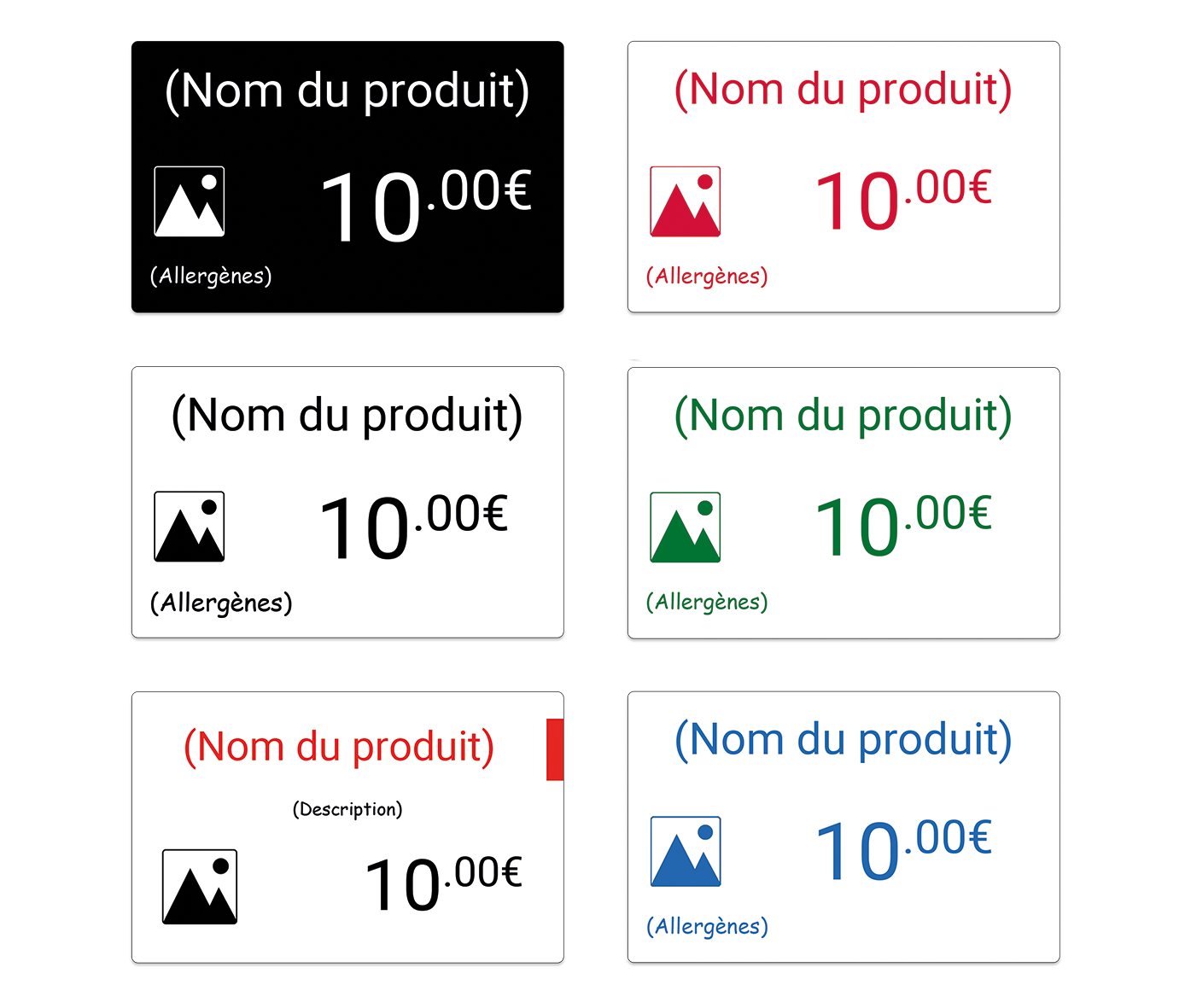 Création d'étiquettes prix - les différents formats - ACTIV ...